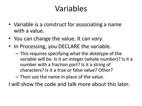 Computer Science I Variables Methods Ppt Download