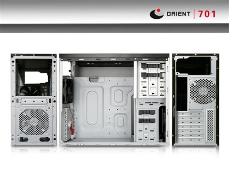 New Middle Atx Computer Case Lcd Display Secc 0 6mm Side 22cm Blue Led Fan Buy Computer Case