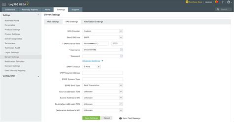 Server Settings Settings User Guide