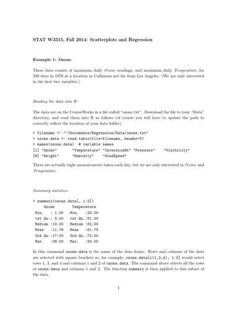 Pdf Handout01 Regression Dokumentips