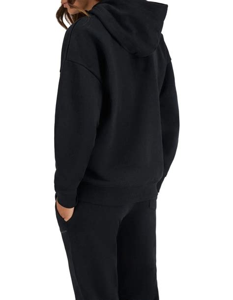 Champion Script Tonal Hoodie In Black Myer