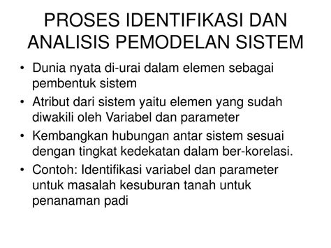 Ppt Pemodelan Sistem Dan Simulasi Powerpoint Presentation Free Download Id 886598