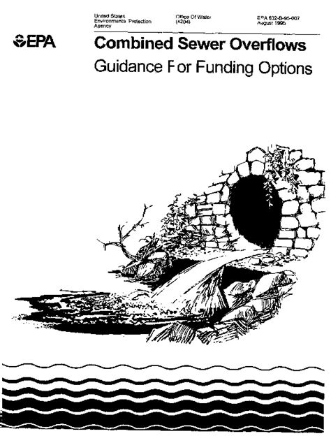 Combined Sewer Overflows Guidance For Funding Options Water Treatment Plant Operators