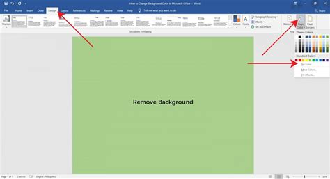 How To Change Background Color In MS Word OfficeBeginner