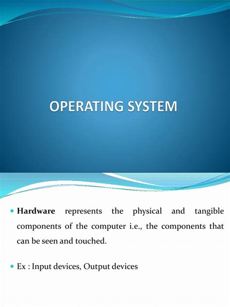 Operating System Notes Pdf Random Access Memory Read Only Memory