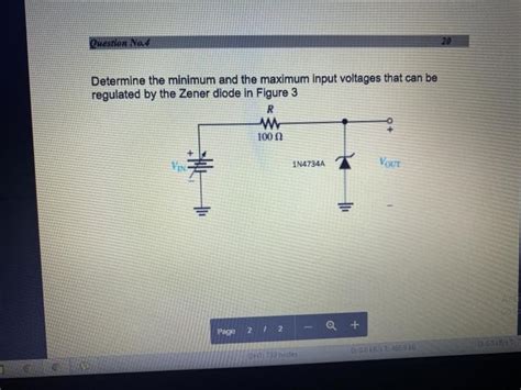 Solved Question No 20 Determine The Minimum And The Maximum