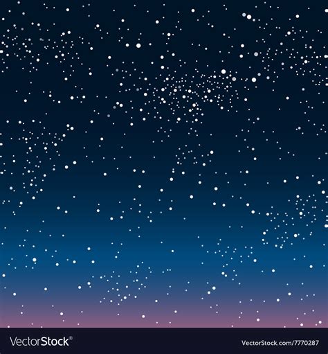 Background Starry Night Sky Eps 10 Royalty Free Vector Image