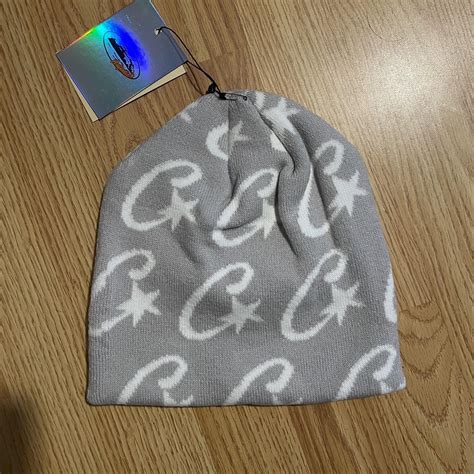 Grey Corteiz Beanie Never Worn With Tag Corteiz Depop