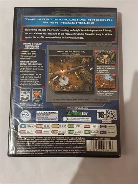 Command And Conquer Generals Deluxe Edition ManuÁl Mapa 4x Cd Aukro