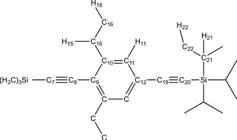 Atom Numbering Scheme Of Download Scientific Diagram