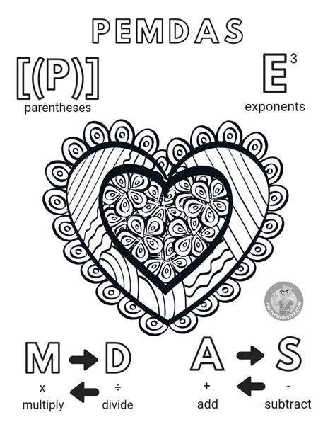 PEMDAS Rule With A Valentine S Day Theme Classroom Freebies