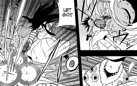 Mina Ashiro Haunting Battle In Kaiju No 8 Chapter 104