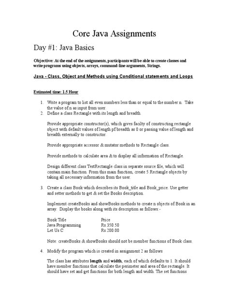 Corejava Day1assignments Pdf Polynomial Matrix Mathematics