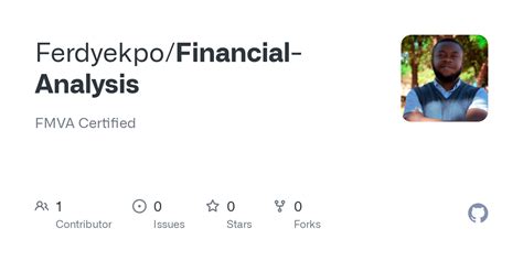 Github Ferdyekpo Financial Analysis Fmva Certified
