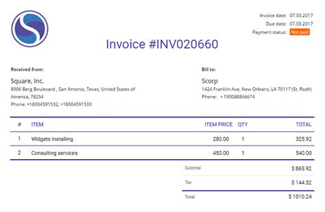 Flowlu Invoice Online Invoicing Software