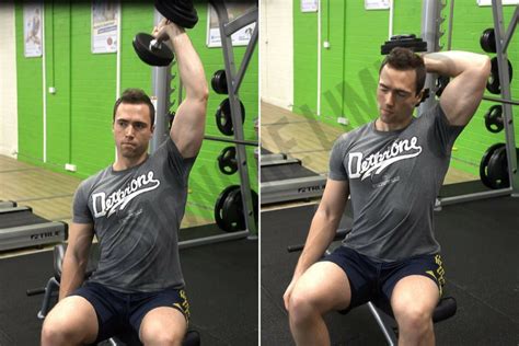 How To Dumbbell One Arm Triceps Extension Ignore Limits