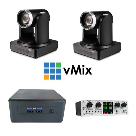 Ptzcam Camkit2 Ndi Two Ptz Cameras With Vmix Mini Switcher Us Broadcast Distribution