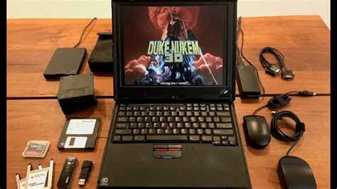 IBM Thinkpad 390E P2 300 Retro DOS Gaming Laptop YouTube