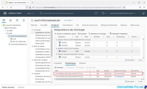 Add A Physical Disk To Your Host On Vmware Vsphere 67 Vmware Tutorials Informatiweb Pro