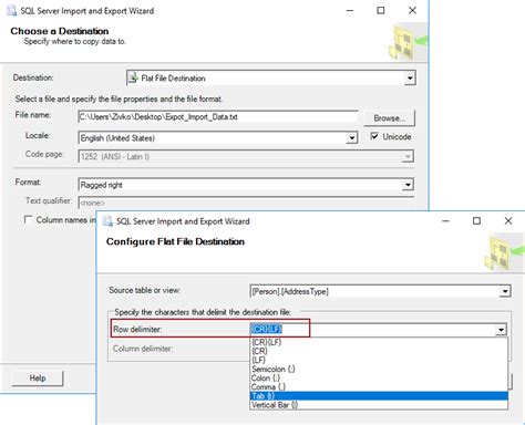 How To Export Data From Sql Server To A Flat File