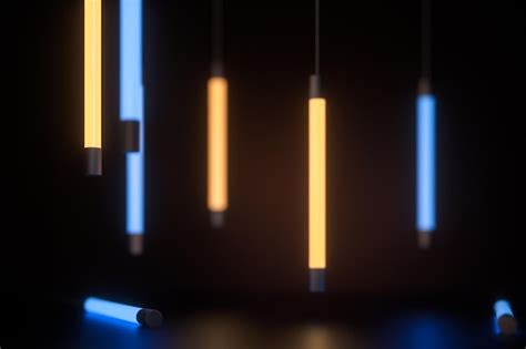 premium photo abstract glowing lines 3d rendering