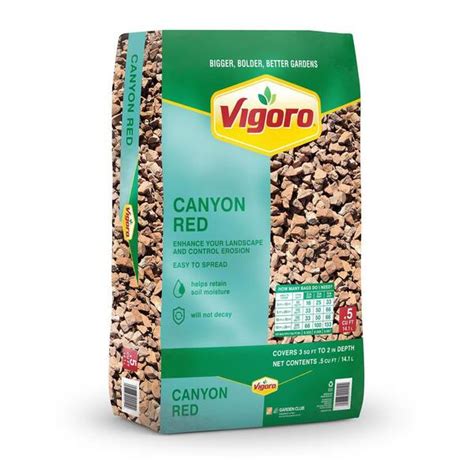 Vigoro 05 Cu Ft Canyon Red Blend Decorative Landscape Rock R1crr34v