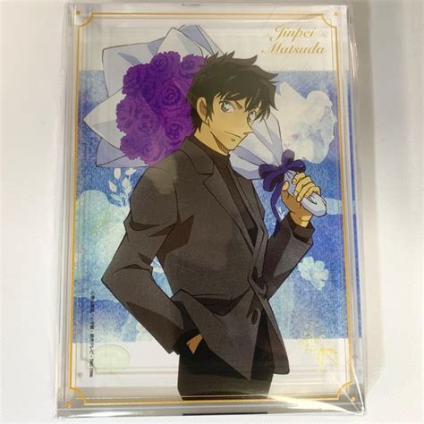 名探偵コナン ハロウィンの花嫁 アクリルブロック 松田陣平 花束ver メルカリ