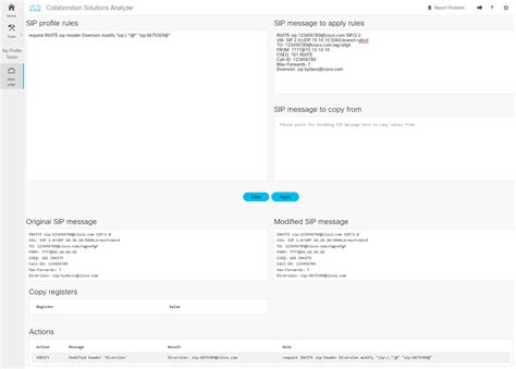 Collaboration Solution Analyzer Csa Sip Profile Tester Spt Tool Page 2 Cisco Community