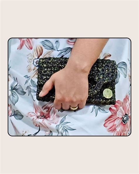 Clutch Lucy Em Fio N Utico Poli Ster Moira