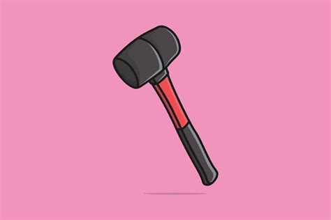 Sledge Hammer Vector Illustration Graphic By Ahsanalvi · Creative Fabrica