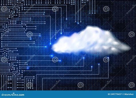 Data Storage Concept For Electronics System Stock Vector Illustration Of Cyberspace Abstract
