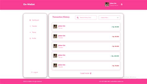 Github Marsellavaleria19onwallet Frontend On Wallet Is An Application To Make Transactions