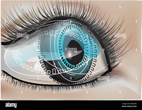 Bionic Eye Implant Stock Vector Images Alamy