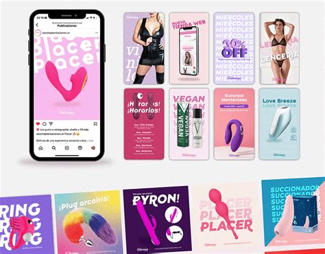 Social Media And Web Design Tentaciones Sex Shop Behance