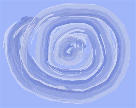 Blue Funnel Shaped Watercolor On A Blue Background Stock Vector Illustration Of Artistic