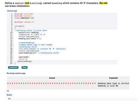 Solved Define A Vector Not A String Named Heading Which