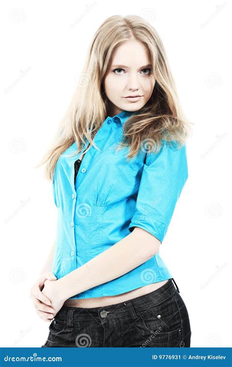 Cute Blonde Stock Image Image Of Girl Glamour Modern 9776931
