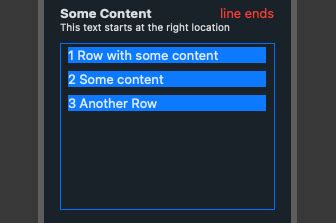 Macos Swiftui List Rows Fill Width Stack Overflow