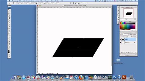 How To Make A Parallelogram In Photoshop Using Adobe Photoshop Youtube
