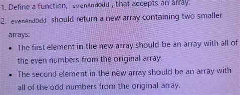 Solved 1 Define A Function Evenandodd That Accepts An