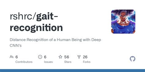 Github Rshrc Gait Recognition Distance Recognition Of A Human Being With Deep Cnn S