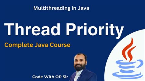 Thread 6 Java Thread Thread Priority Setpriority Getpriority Method In Hindi Youtube