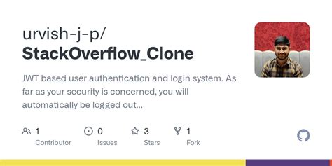 Github Urvish J Pstackoverflowclone Having All The Features Of