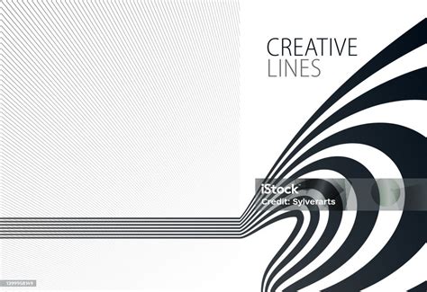 3d 원근감 벡터 추상 배경 흑백 선형 구성 착시 연산 예술의 미래 선 한 줄로에 대한 스톡 벡터 아트 및 기타 이미지 한 줄로 창의력 라인아트 Istock