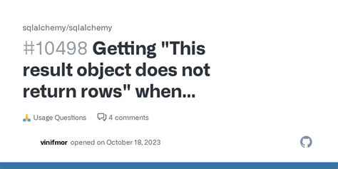 Getting This Result Object Does Not Return Rows When Deleting With Session Sync For Version 2
