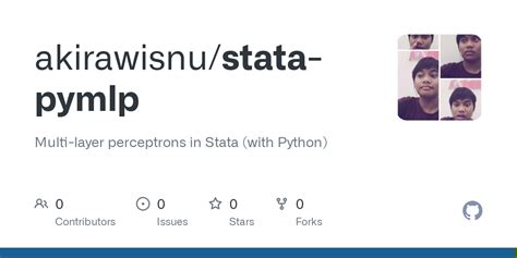Github Akirawisnustata Pymlp Multi Layer Perceptrons In Stata With