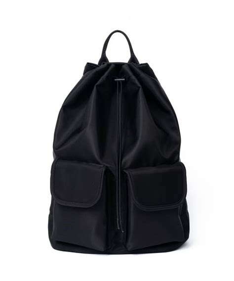 하 아카이브 3웨이 2포켓 드로우 스트링 백 블랙 위시버킷