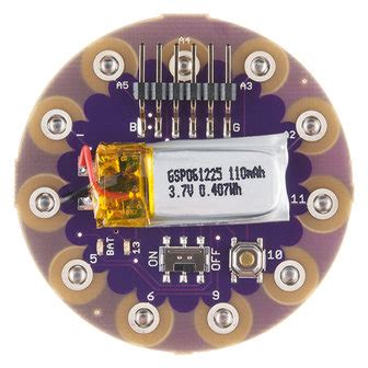 LilyPad Arduino SimpleSnap Sparkfun 10941 Vanallesenmeer