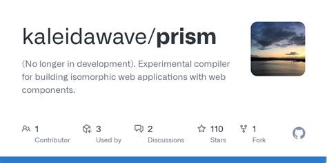 Github Kaleidawave Prism No Longer In Development Experimental Compiler For Building