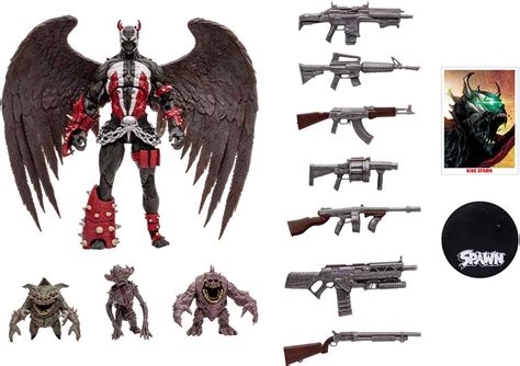 Spawn 7 Inch Action Figure Deluxe King Spawn And Demon Minions Sub St